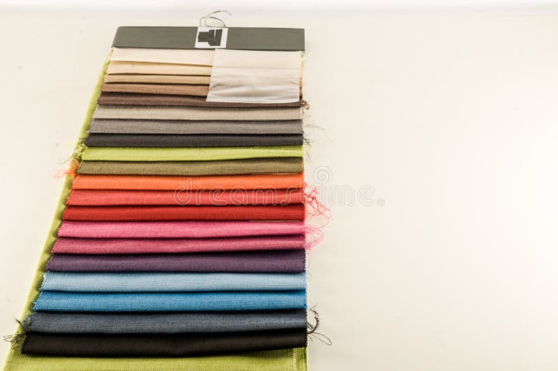 Samples of colored cloth stock photo. Image of abstract - 127952312