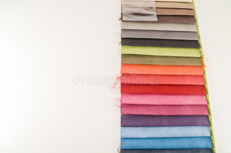Samples of colored cloth stock image. Image of cotton - 172700973