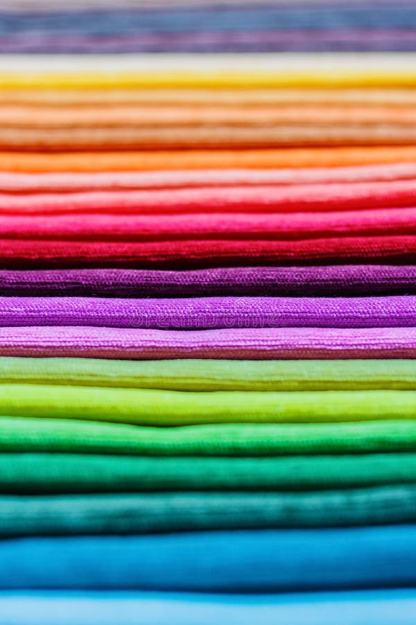 Samples of colored fabric stock image. Image of color - 126090131