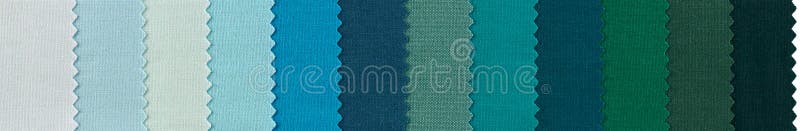 Samples of Colorful Cotton Fabrics with Zig Zag Edge Row Arranged Stock ...