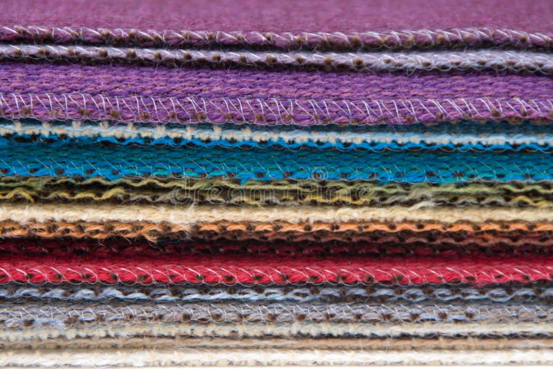 Wool Bun Samples Colored By Henna And Henna And Amalaki Mix Stock Photo ...