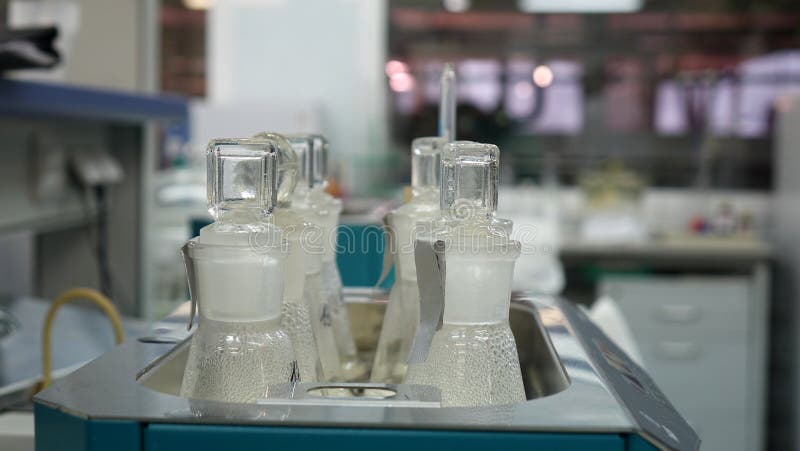 Samples of Dairy Products in the Laboratory Stock Image - Image of ...