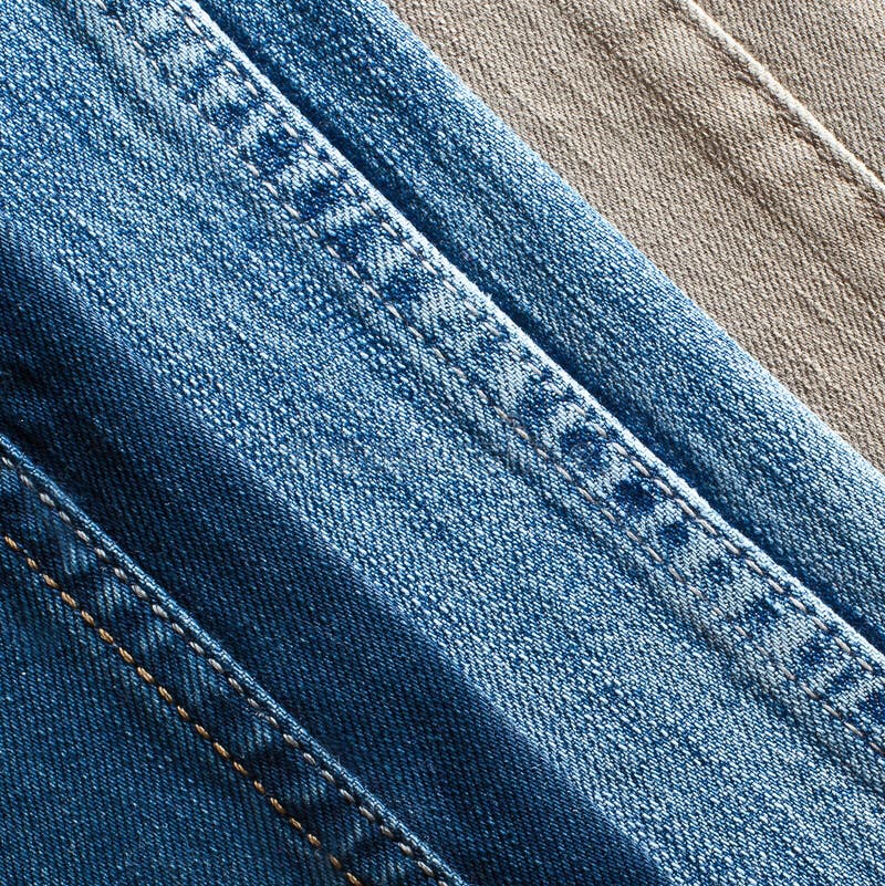 Denim Textile Texture Samples Stock Photo - Image of clean, fold: 4274022