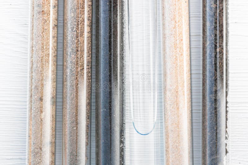 Samples of soil stock photo. Image of analysing, geology - 182642616