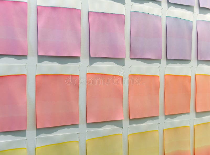 Samples of Dyed Color Paper in Square Format. Stock Image - Image of ...