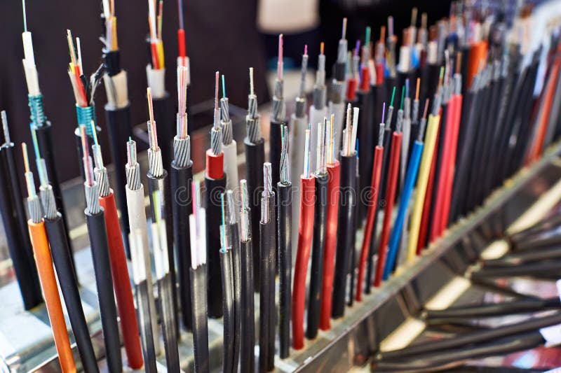 Samples of Electrical Wires Stock Image - Image of background ...