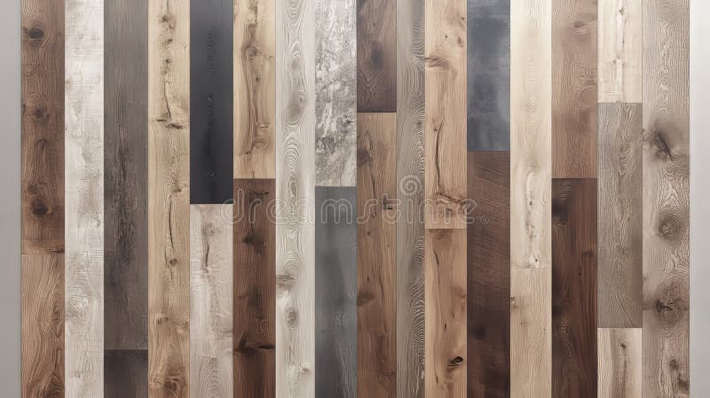 Samples of Engineered Hardwood and Laminate Flooring in Different Oak ...