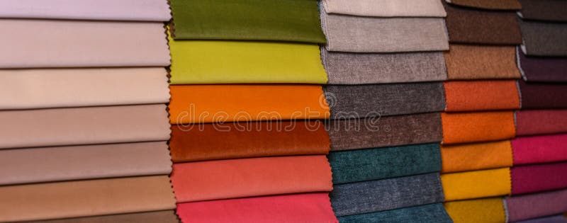 Samples of Furniture Fabrics.Multicolor Fabric Texture Background Stock ...