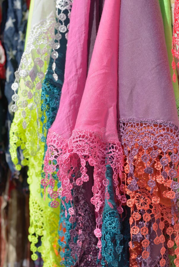 Sample of Lace Fabric Delicate Color Stock Image - Image of material ...