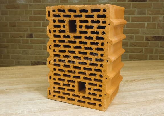 Samples of Hollow Bricks. Factory Products Stock Photo - Image of ...