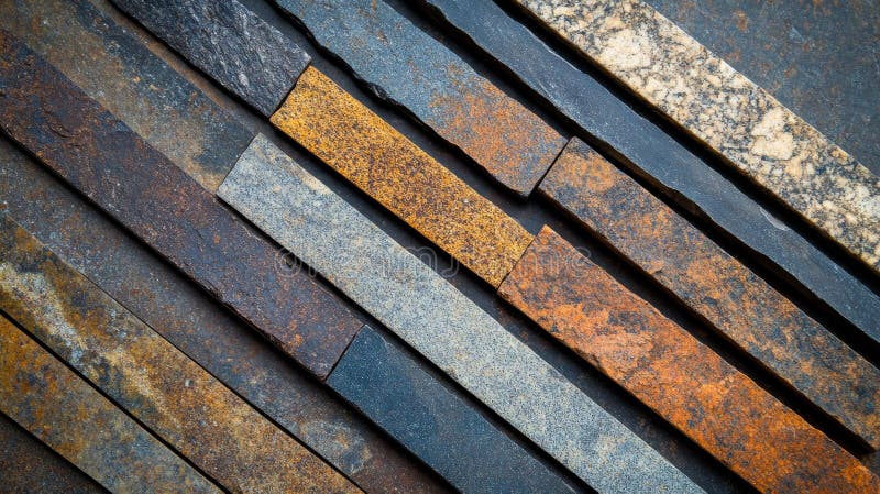 Samples of Interior Finishing Materials, Including Laminated Chipboard ...