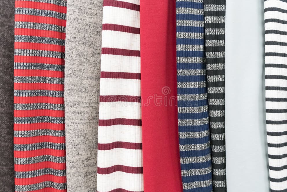 Samples of knitted fabric stock image. Image of cotton - 127151817