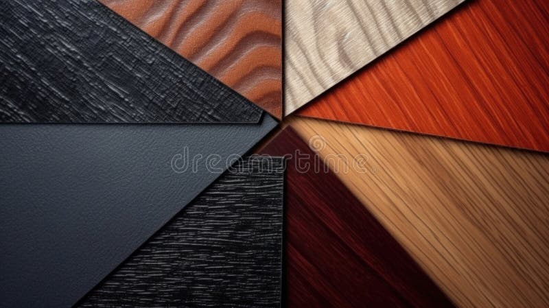 Samples of Laminate and Vinyl Floor Tile on Black Wooden Background ...