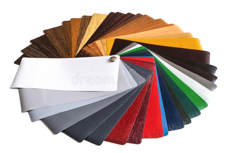 Samples for Lamination. Multi-colored Laminate. Color Palette. Stock ...