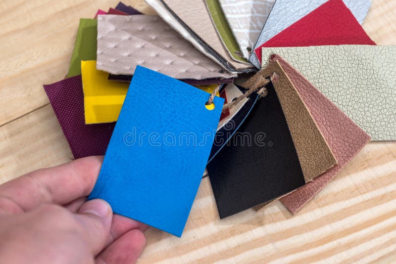 Samples of Leather for Design Stock Photo - Image of luxury, sample ...