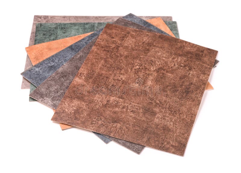 Samples of Linoleum Collection Stock Photo - Image of large, household ...