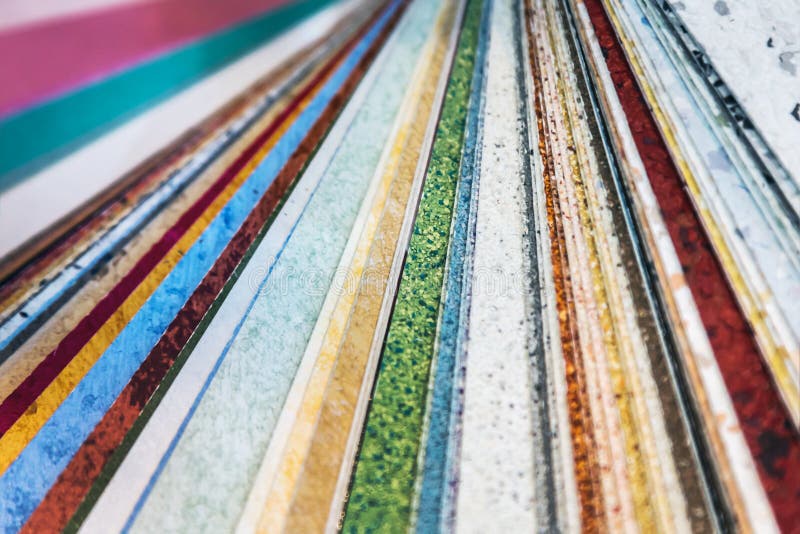 Samples of Melamine Film Materials for the Cladding of Countertops ...