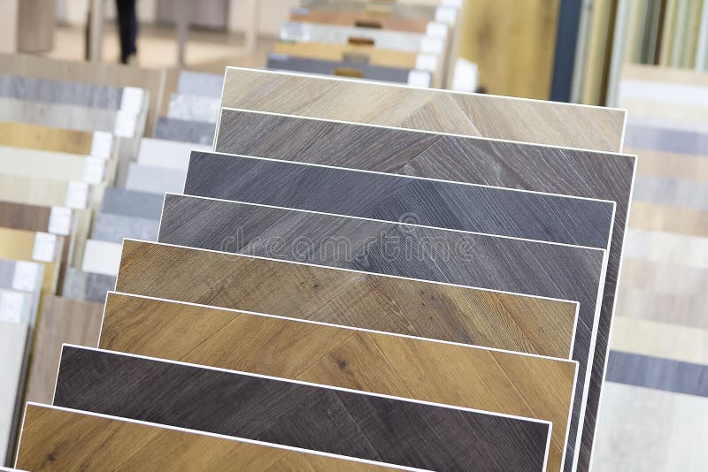 Samples of Modern Flooring in the Showroom Stock Photo - Image of ...