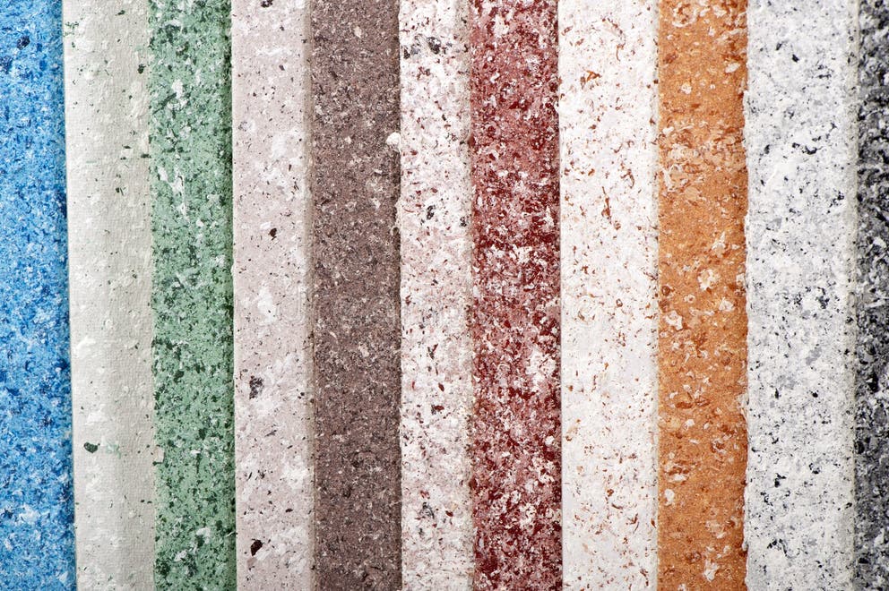 Samples of Mosaic Paint Close-up Color Background Stock Photo - Image ...
