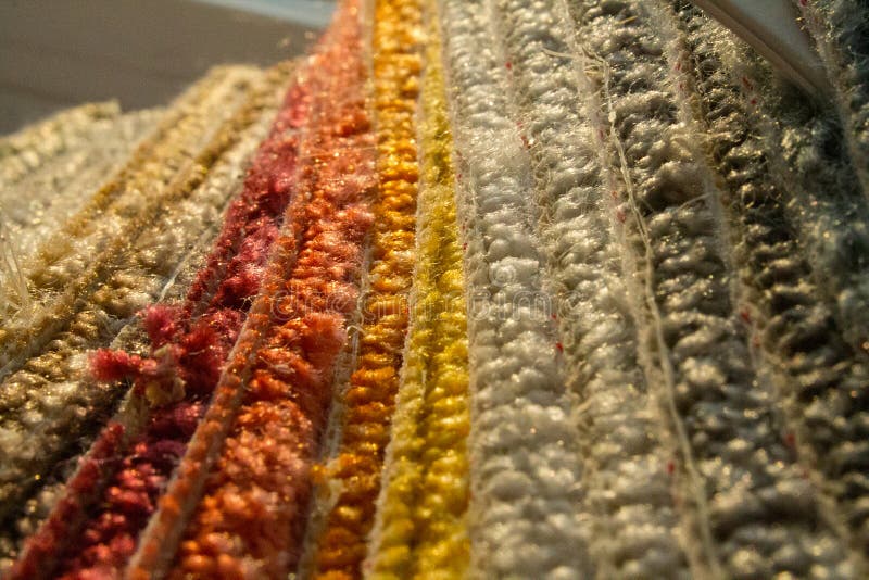 Samples of a Multi-colored Carpet Stock Image - Image of handmade ...