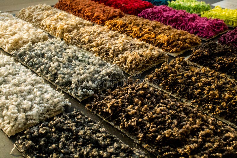 Samples of a Multi-colored Carpet Stock Image - Image of warm, carpet ...