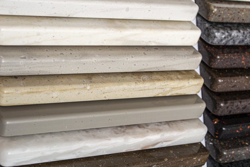 Samples of Natural Granite, Marble and Quartz Stone, Countertops. Model ...
