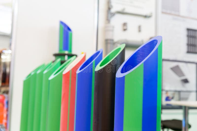 Samples of polymer pipes stock photo. Image of fitting - 30875626