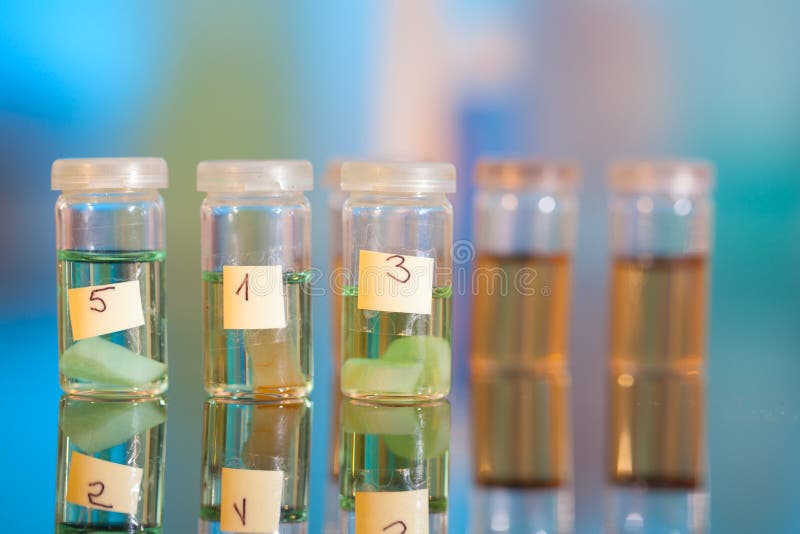 Samples in plastic vials stock image. Image of sample - 32681637