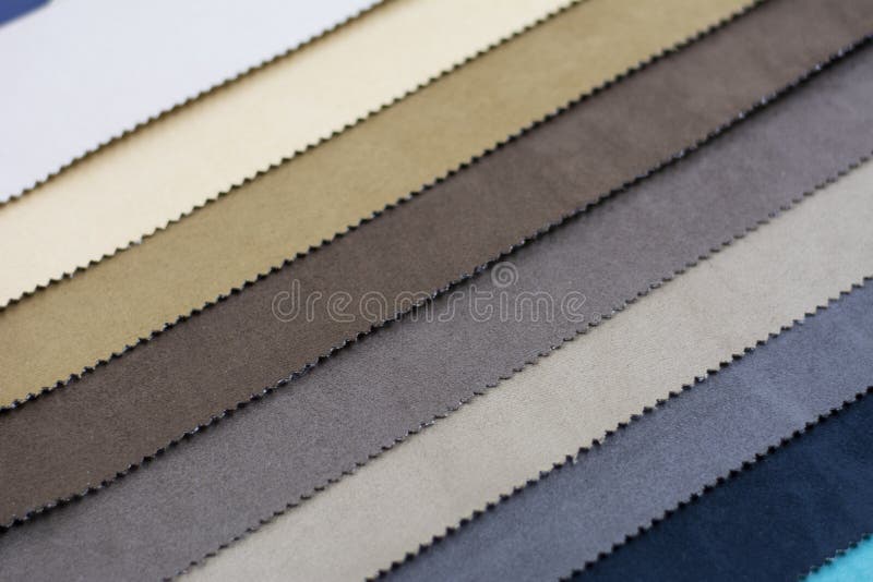 Samples of Suede for Sewing. Stock Photo - Image of accessories, hands ...