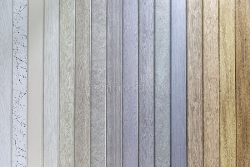 Samples of Wall Panels in Different Colors in Pastel Colors. Decor and ...