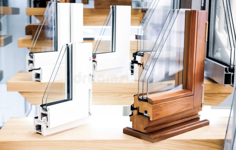 Window profile sistems stock photo. Image of industry - 40763212