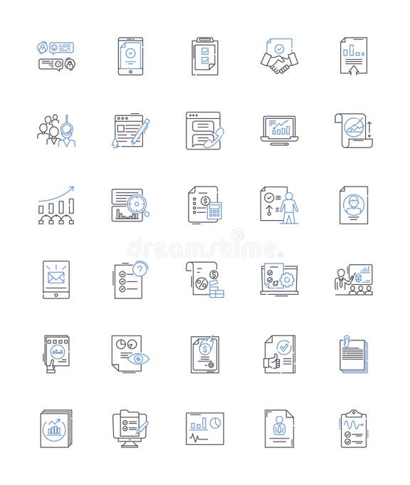 Sampling Line Icons Collection. Experimentation, Subsampling ...