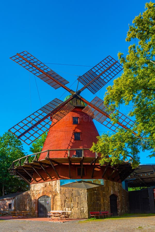 Samppalinna Windmill in Finnish Town Turku Stock Image - Image of ...