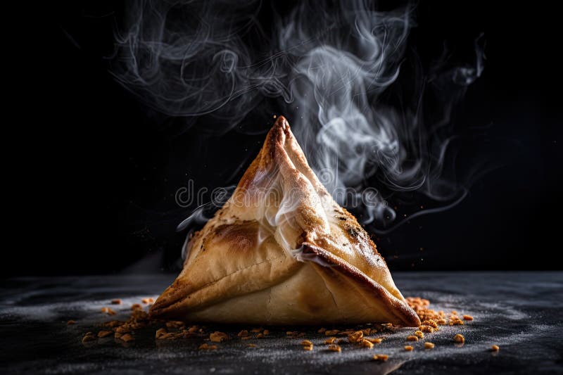Samsa Rising from the Ashes, Symbolizing Rebirth and Renewal Stock ...