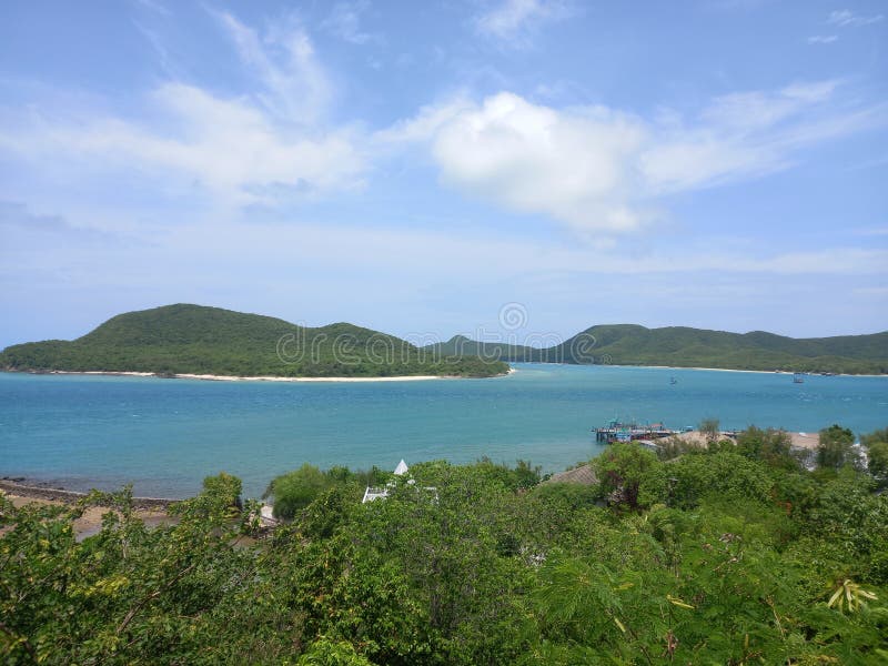 The Samsan sea stock image. Image of vacation, beach - 248363123