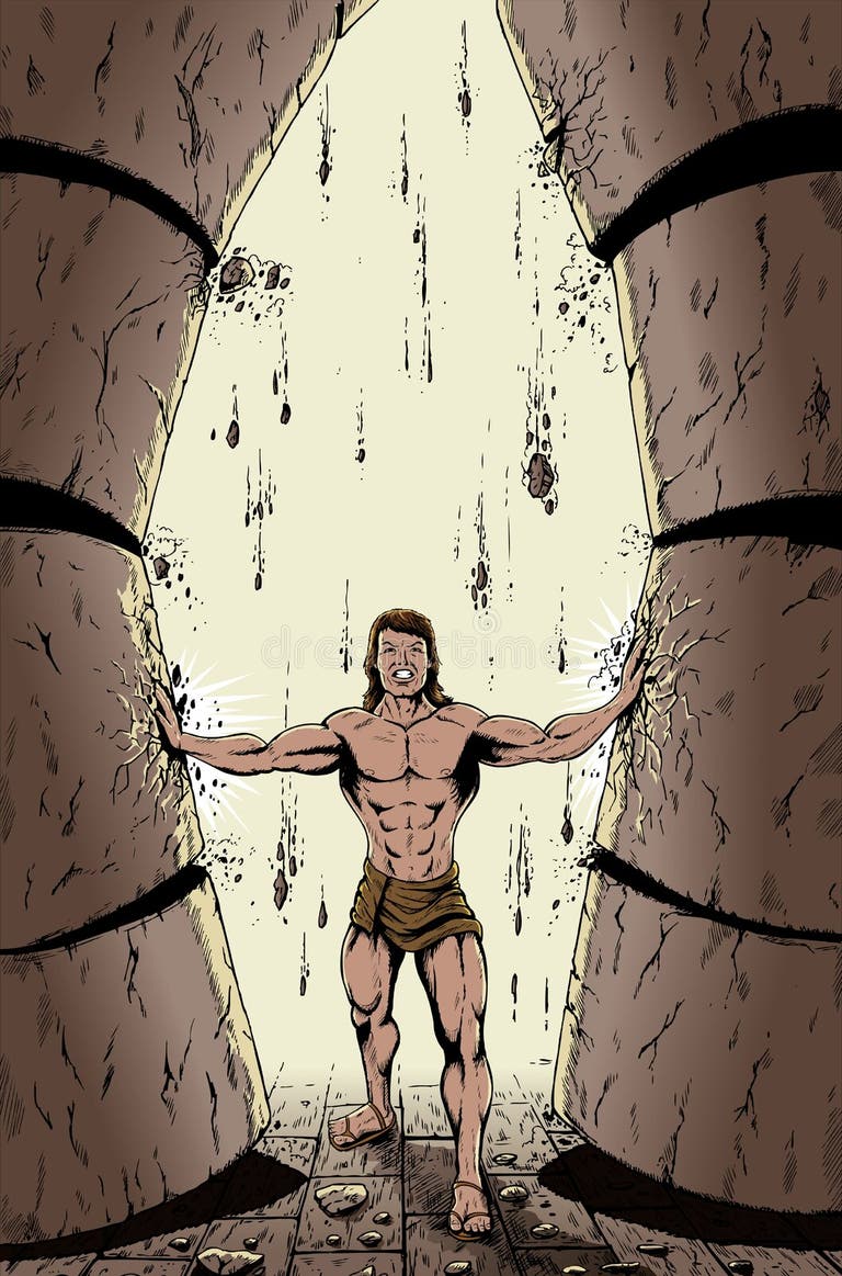 Samson Pillars Stock Illustrations – 21 Samson Pillars Stock ...