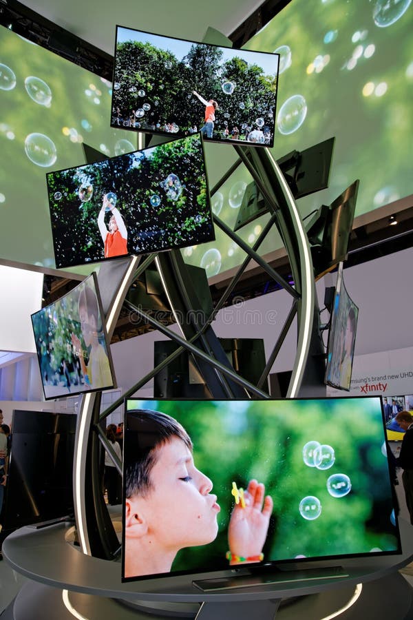 Samsung Convention Booth At CES 2010 Editorial Stock Photo - Image of ...