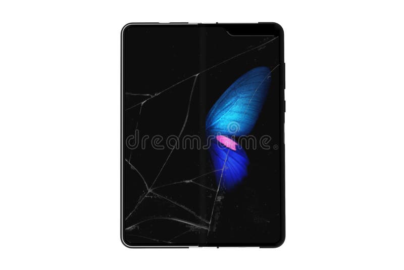 Samsung Galaxy Fold broken editorial image. Image of gadget - 146042390