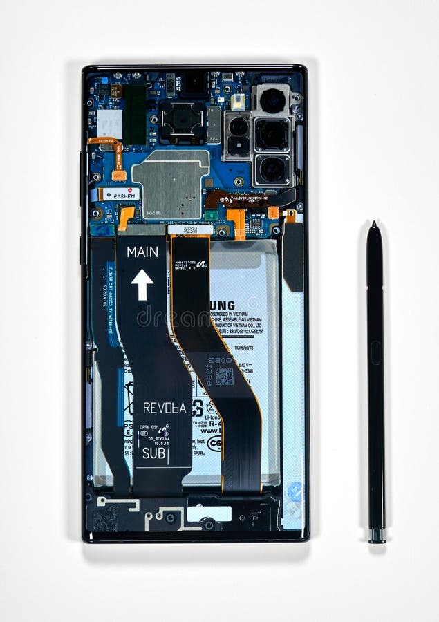 Samsung Galaxy Note 10 Plus Cellphone Editorial Photography - Image of ...