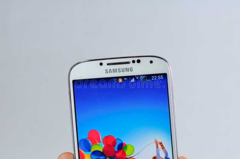 Samsung Galaxy S4 is Isolated Editorial Photography - Image of galaxy ...