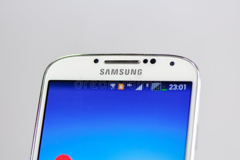 Samsung Galaxy S4 is Isolated Editorial Image - Image of editorial ...