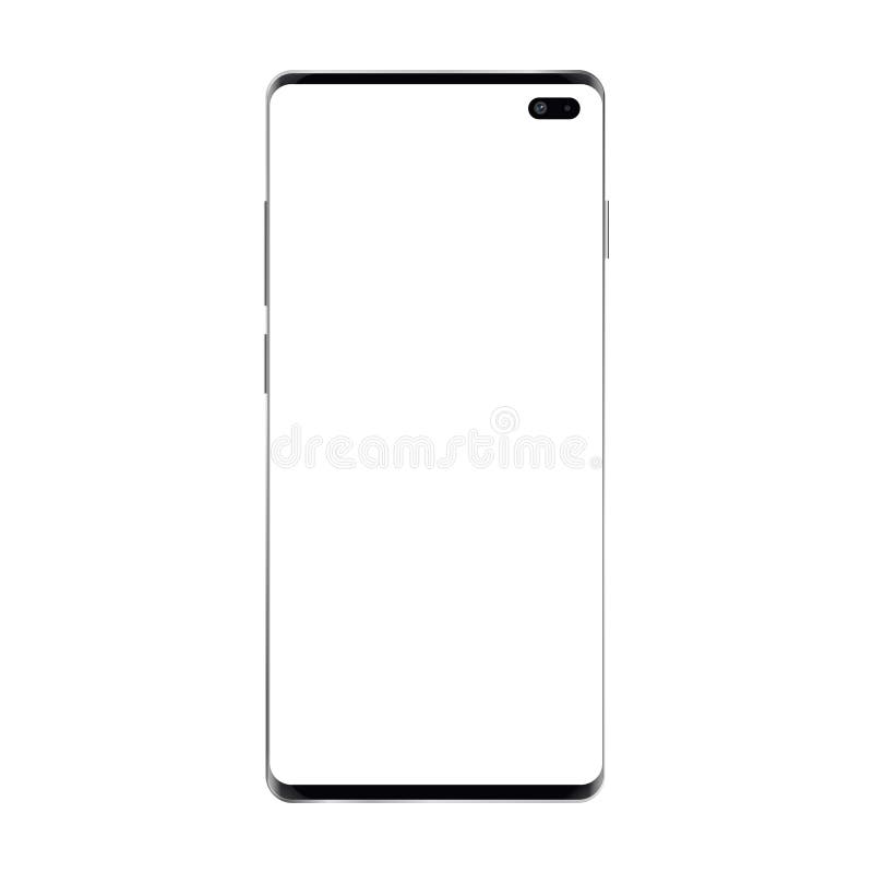 Samsung galaxy s10 plus ilustración del vector. Ilustración de vector ...