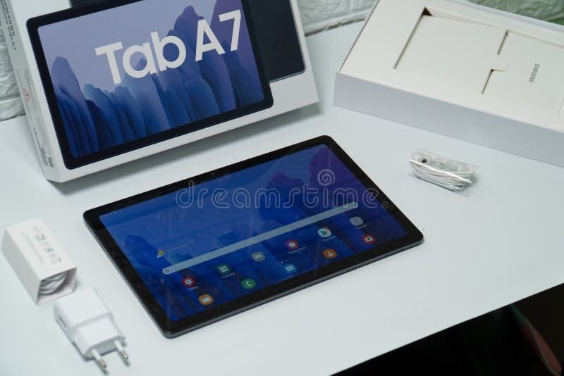 Samsung Galaxy Tab A7 2020 editorial stock image. Image of ...