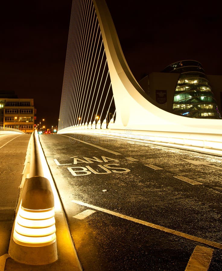 Samuel Beckett bridge editorial stock image. Image of convention - 17734884