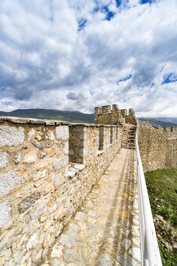 Samuel`s Fortress, Ohrid, Macedonia Stock Photo - Image of castle ...