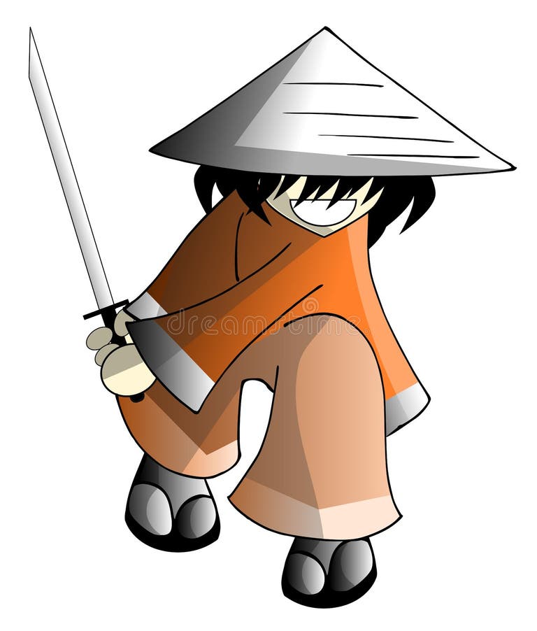 Samurai Hat Stock Illustrations – 693 Samurai Hat Stock Illustrations ...