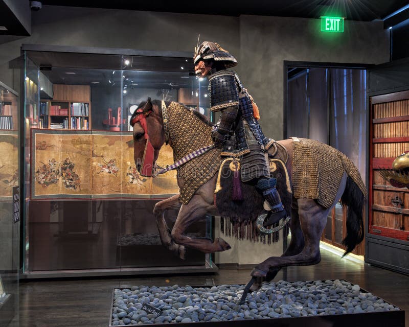 Samurai Antiguo a Caballo, Dallas, Tejas Foto editorial - Imagen de ...