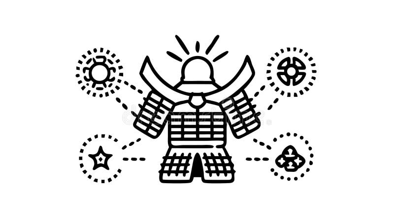 Samurai Armor Powered by Sun, Renewable Energy Integration, Future Tech ...