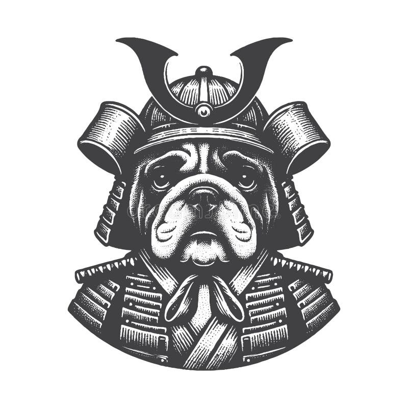 Samurai Bulldog Stock Illustrations – 18 Samurai Bulldog Stock ...