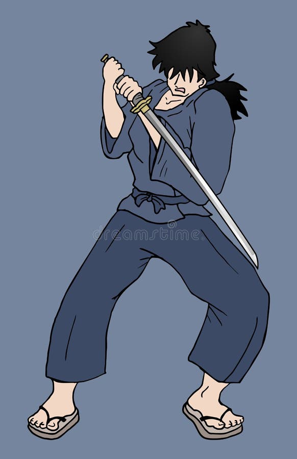 Samurai design stock vector. Illustration of traditional - 54804482